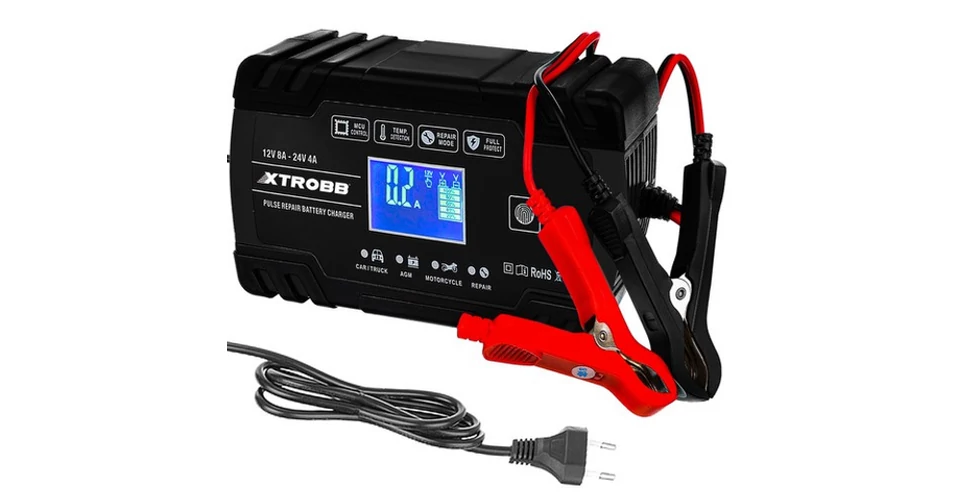 Automata Akkumulátor Töltő 12V / 24V – Mikroprocesszoros Vezérlés ...